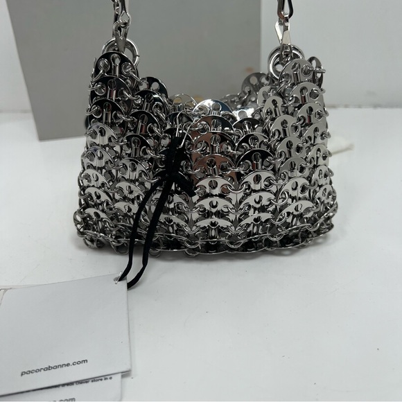 Paco Rabanne | Bags | Paco Rabanne Silver Chainmail Bag Mini New ...